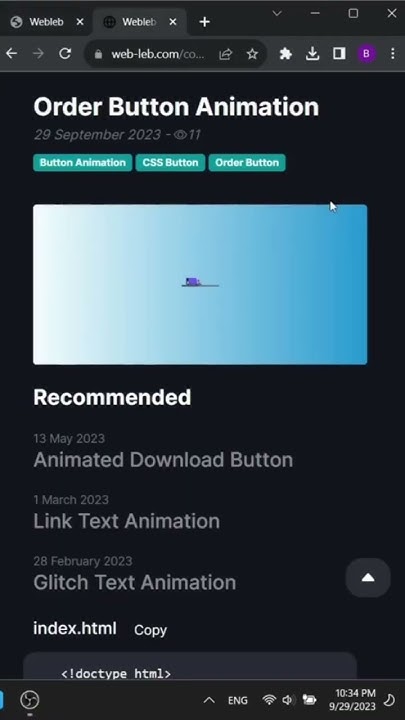 Css Order Button Webleb Coding Css Webdevelopment Webcode Frontend Youtube