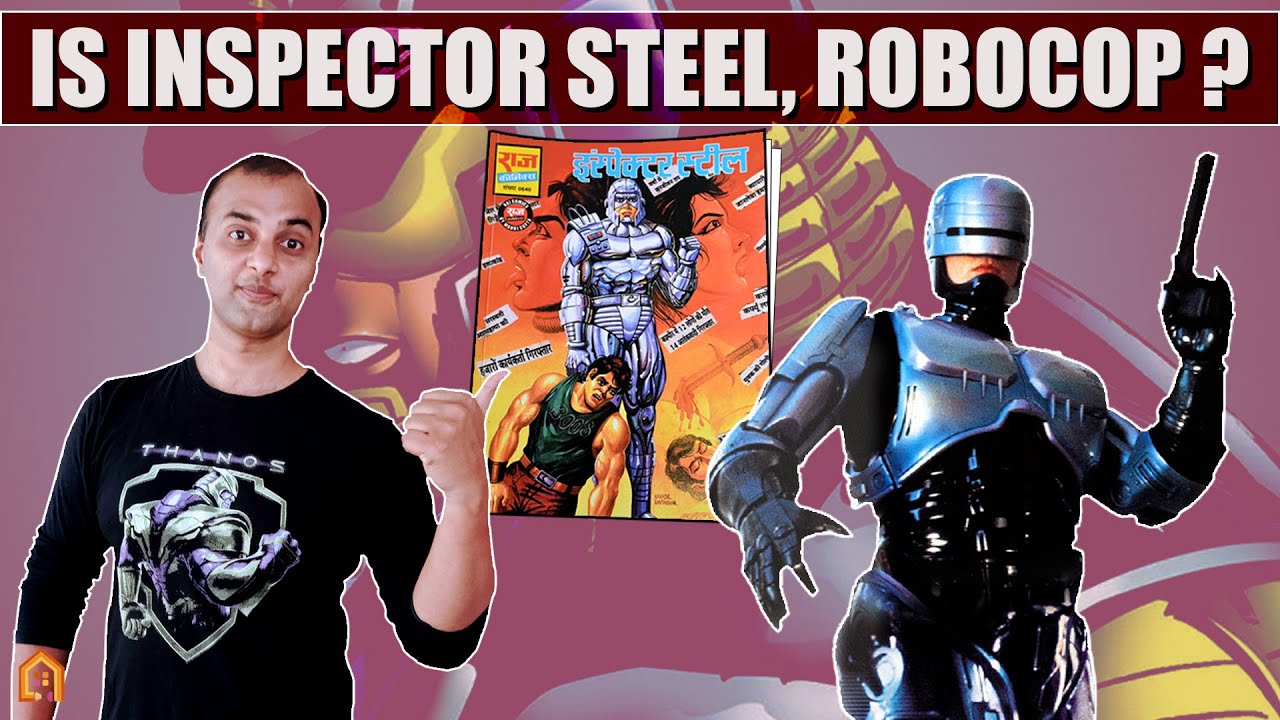 Is Inspector Steel, ROBOCOP ? Nostalgia | Raj Comics - YouTube