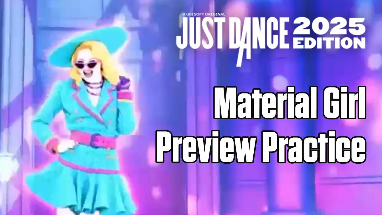 Material Girl - Madonna - PREVIEW PRACTICE - Just Dance + - YouTube