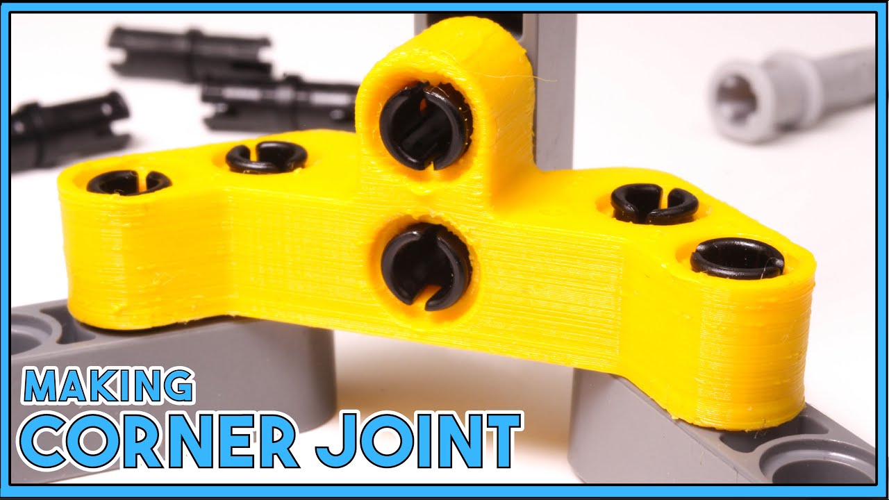 3D Printed LEGO Compatible Corner Joint - YouTube