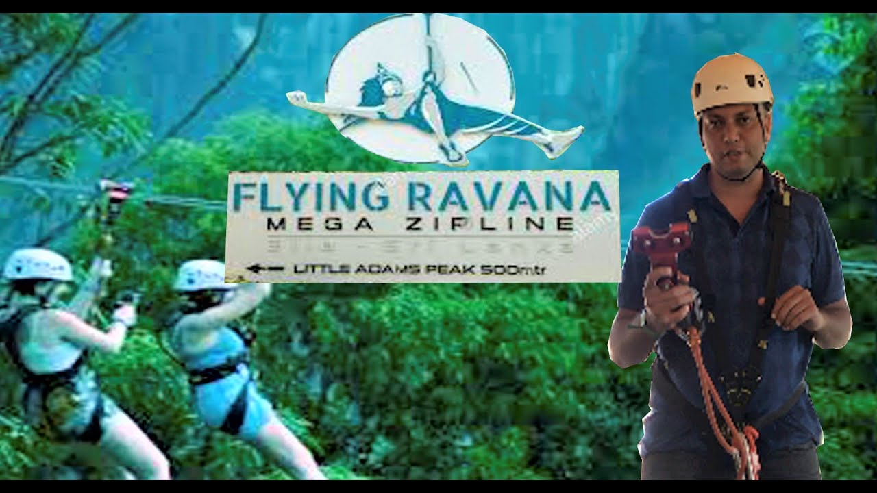 ZIPLINE ADVENTURE At Flying Ravana - Ella, Srilanka - YouTube
