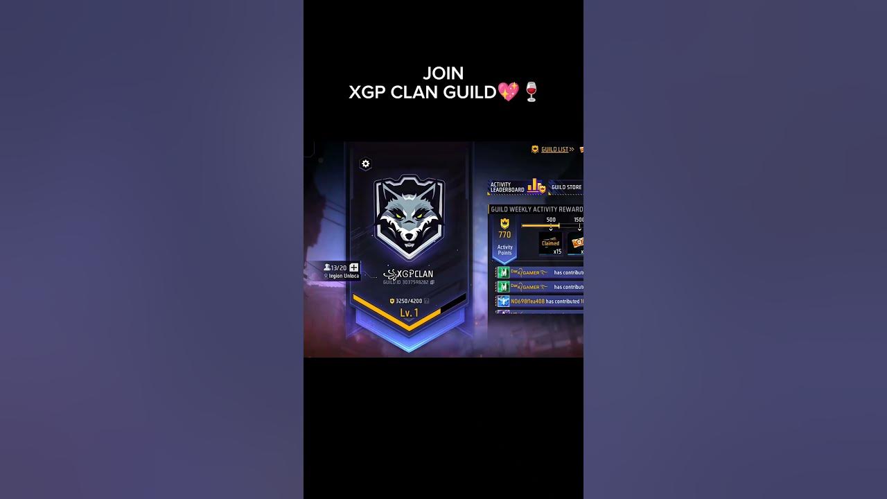 Join our XGP CLAN family guide code in comment 💖🍷 - YouTube