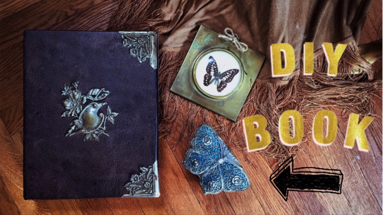 DIY TRIFOLD HARDBACK BOOK: How I Made Mine! Practical Magic Inspired ...