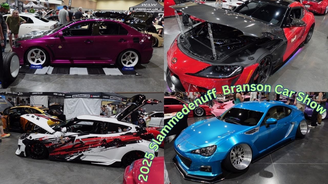 Date Day At Awesome 2025 Slammedenuff Branson Car Show | Best Car Show ...
