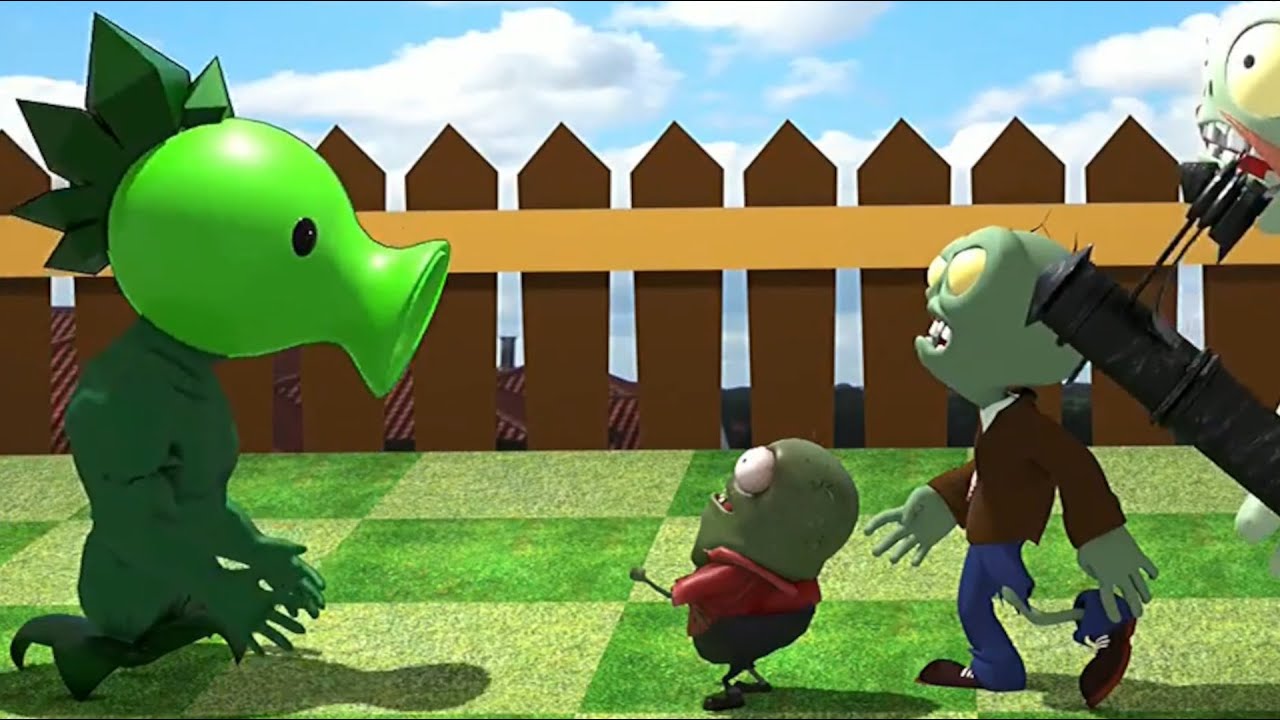 All Plants vs All Zombies - PvZ Cartoon Fun Episodes 11 & 12 Plants vs ...