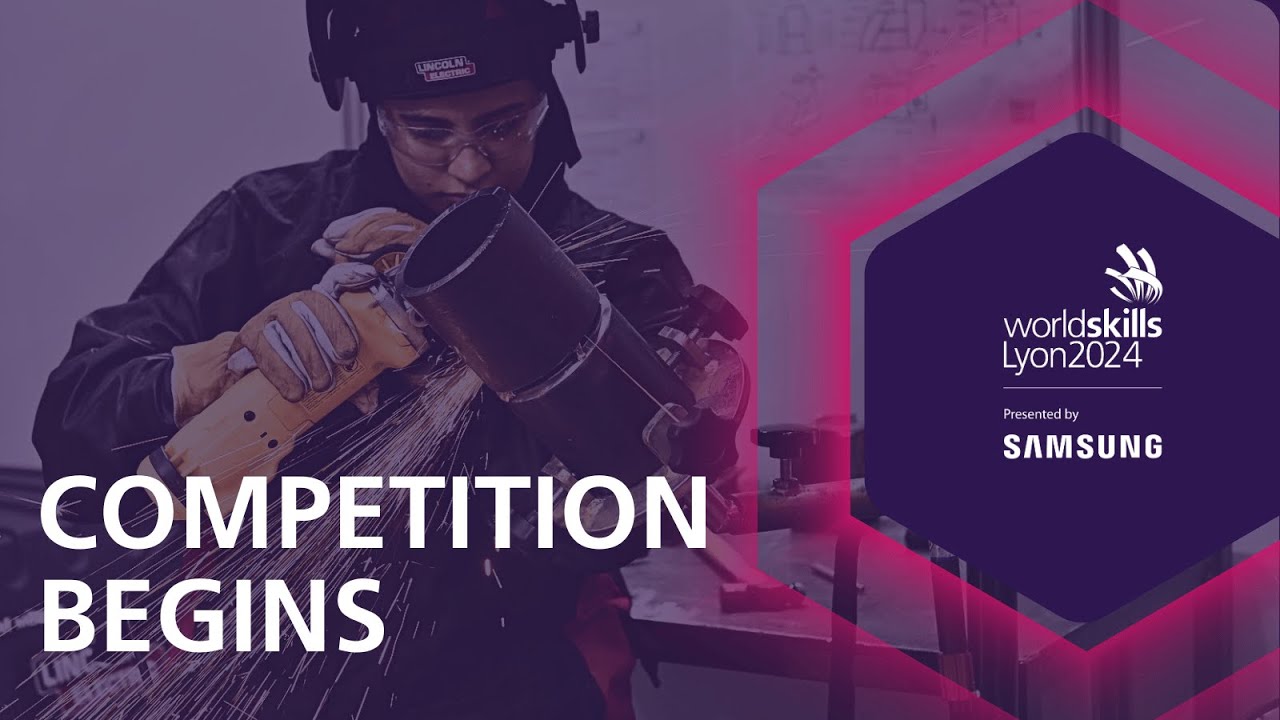WorldSkills Lyon 2024: Competition begins - YouTube