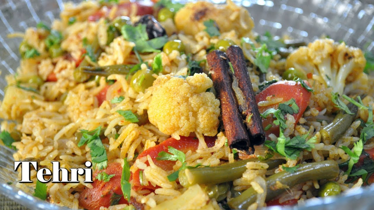 Tehri Veggie Rice| One pot meal! - YouTube