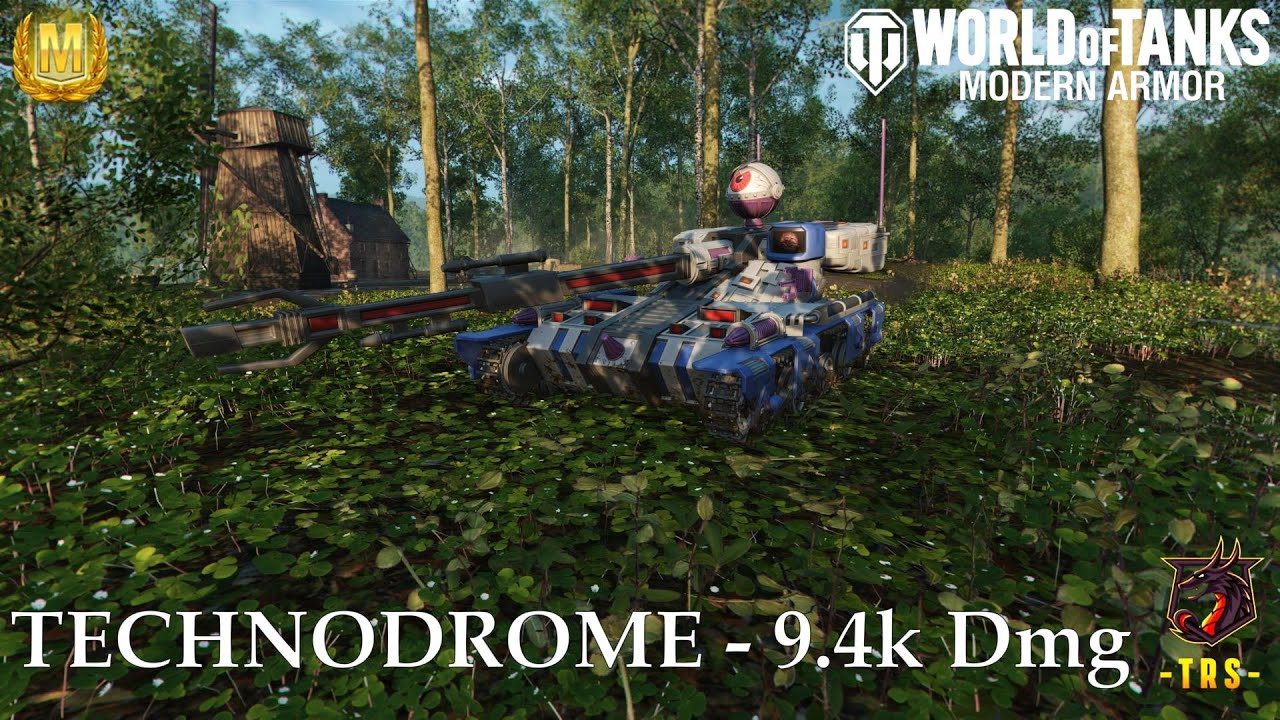 WoT Modern Armor | CLAN TRS | Technodrome | 9.4k dmg - YouTube