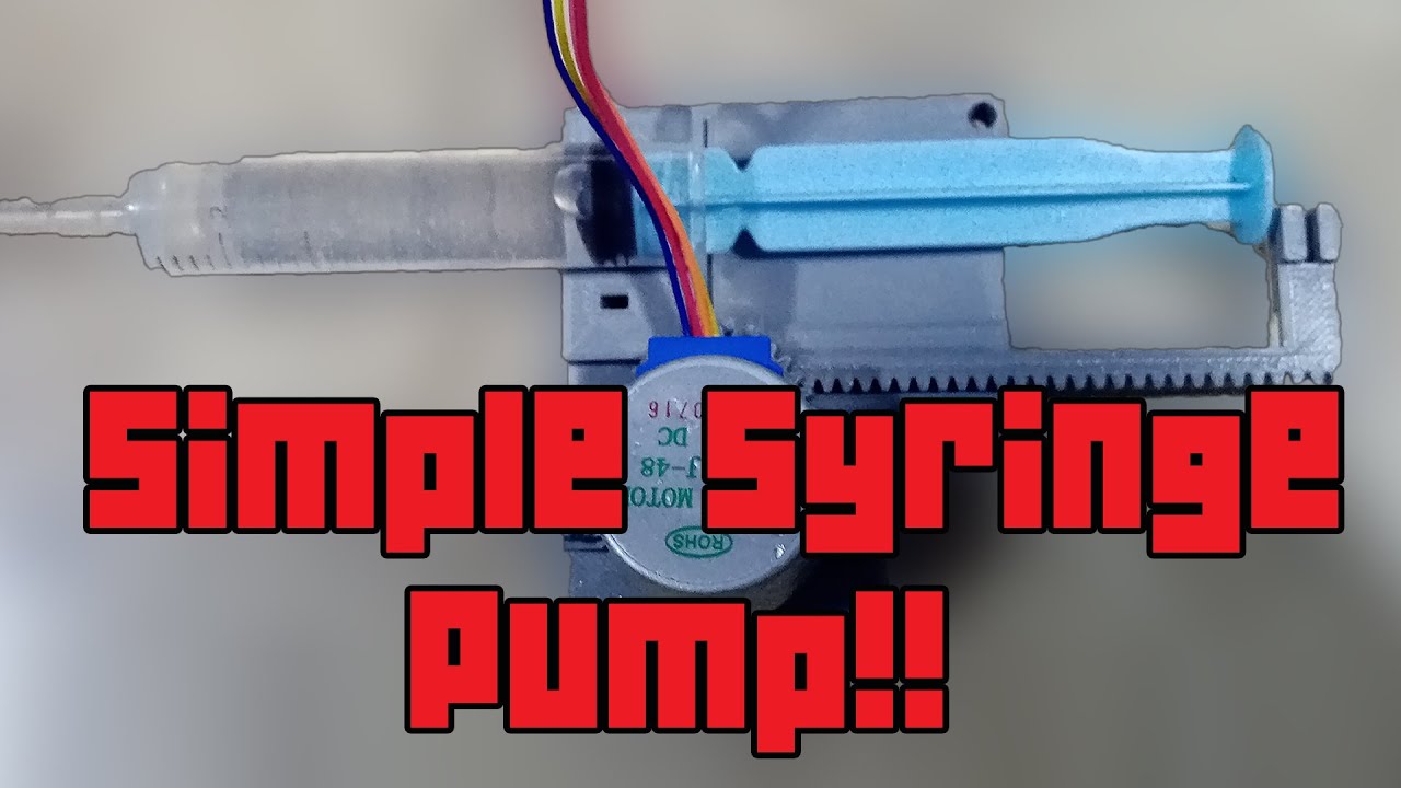 Simple Magic Syringe Pump Model ! 😮 - YouTube
