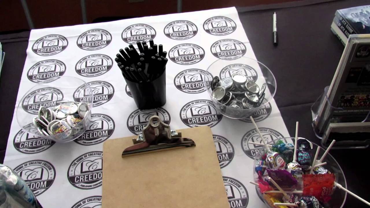 Setting up a Book Vending/Exhibition Table - YouTube