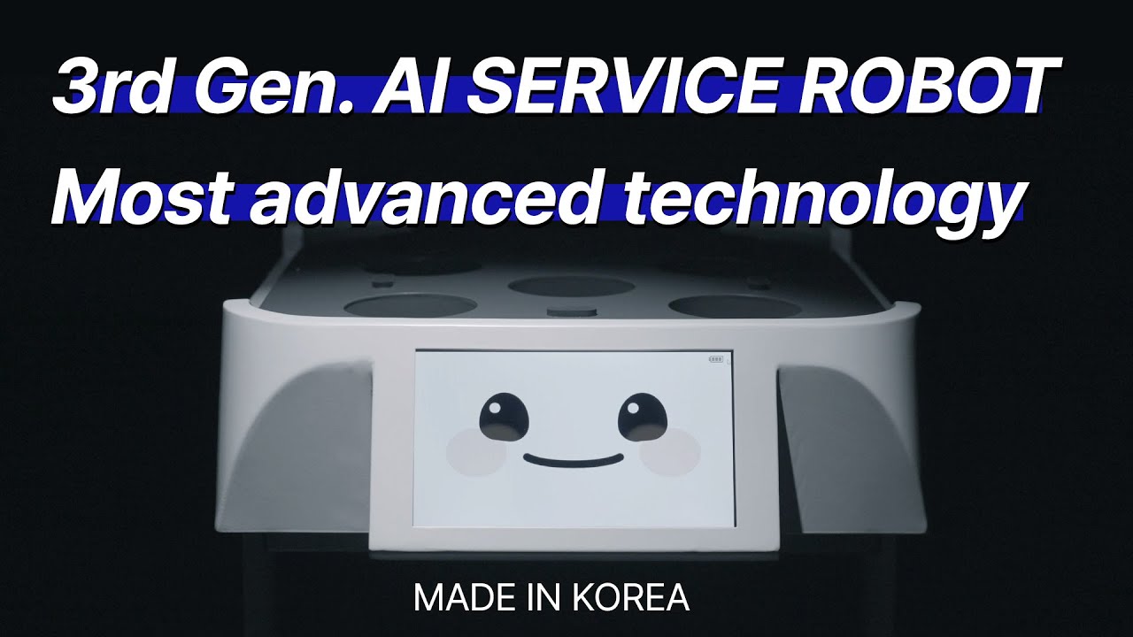 South Korea's 3rd generation AI service robot, SIRBOT - YouTube