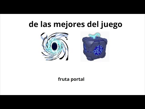 como funciona la fruta portal en blox fruits - YouTube
