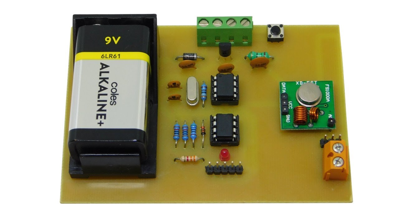 How to make a 433Mhz ASK/AM Transmitter PCB - YouTube