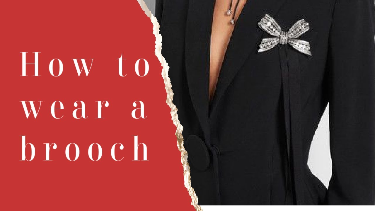How To Wear A Brooch - YouTube