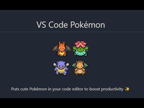 VS code Pokemon extension - YouTube