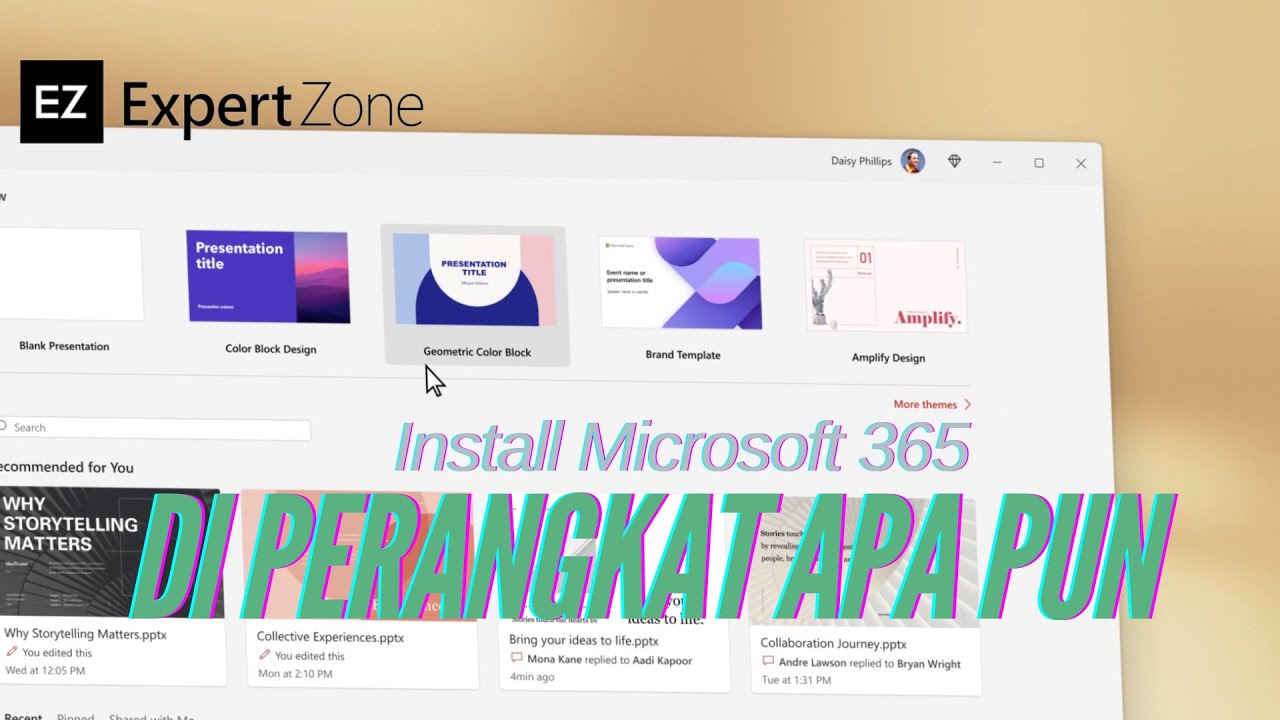 INSTALL MICROSOFT 365 DI PERANGKAT APA PUN | EXPERTZONE INDONESIA - YouTube