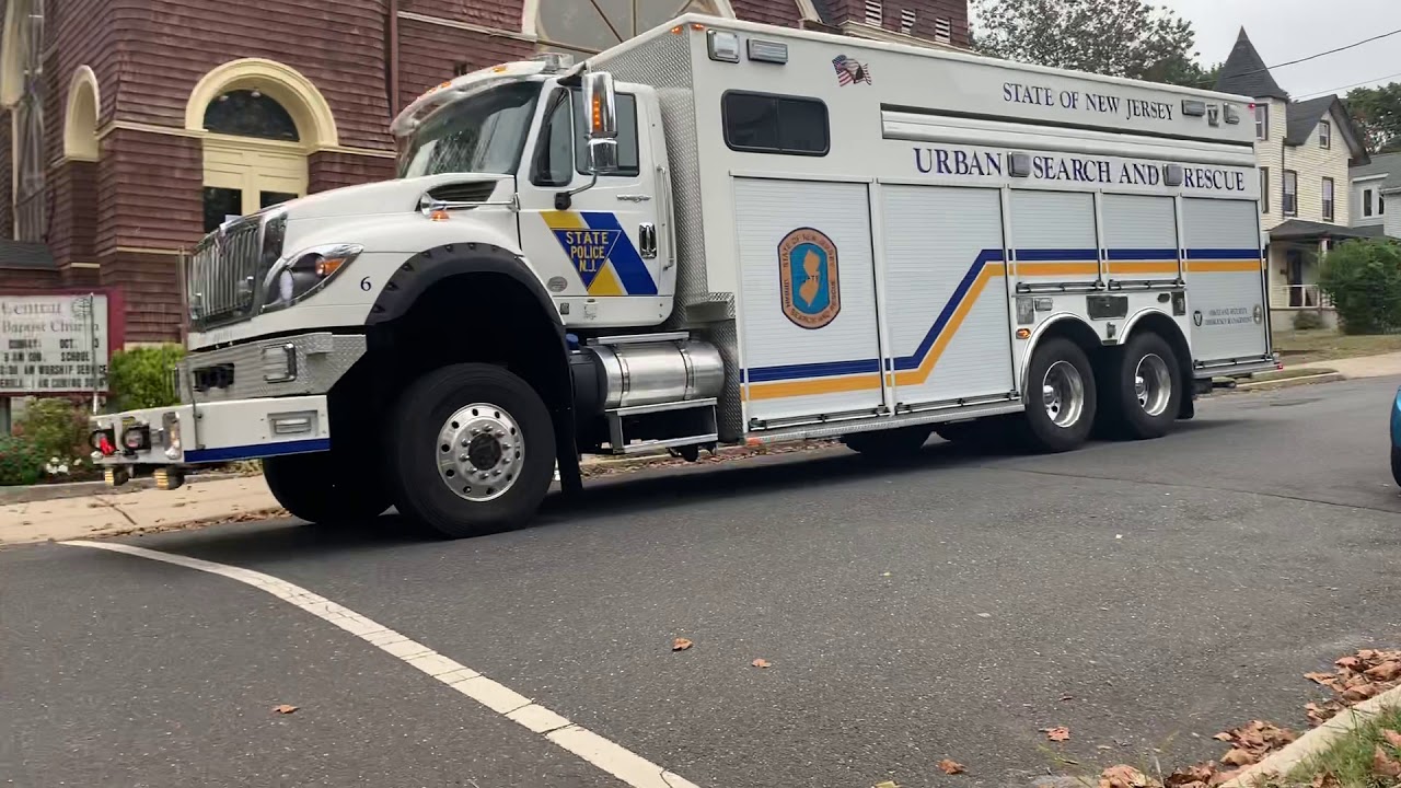 New Jersey state police truck - YouTube