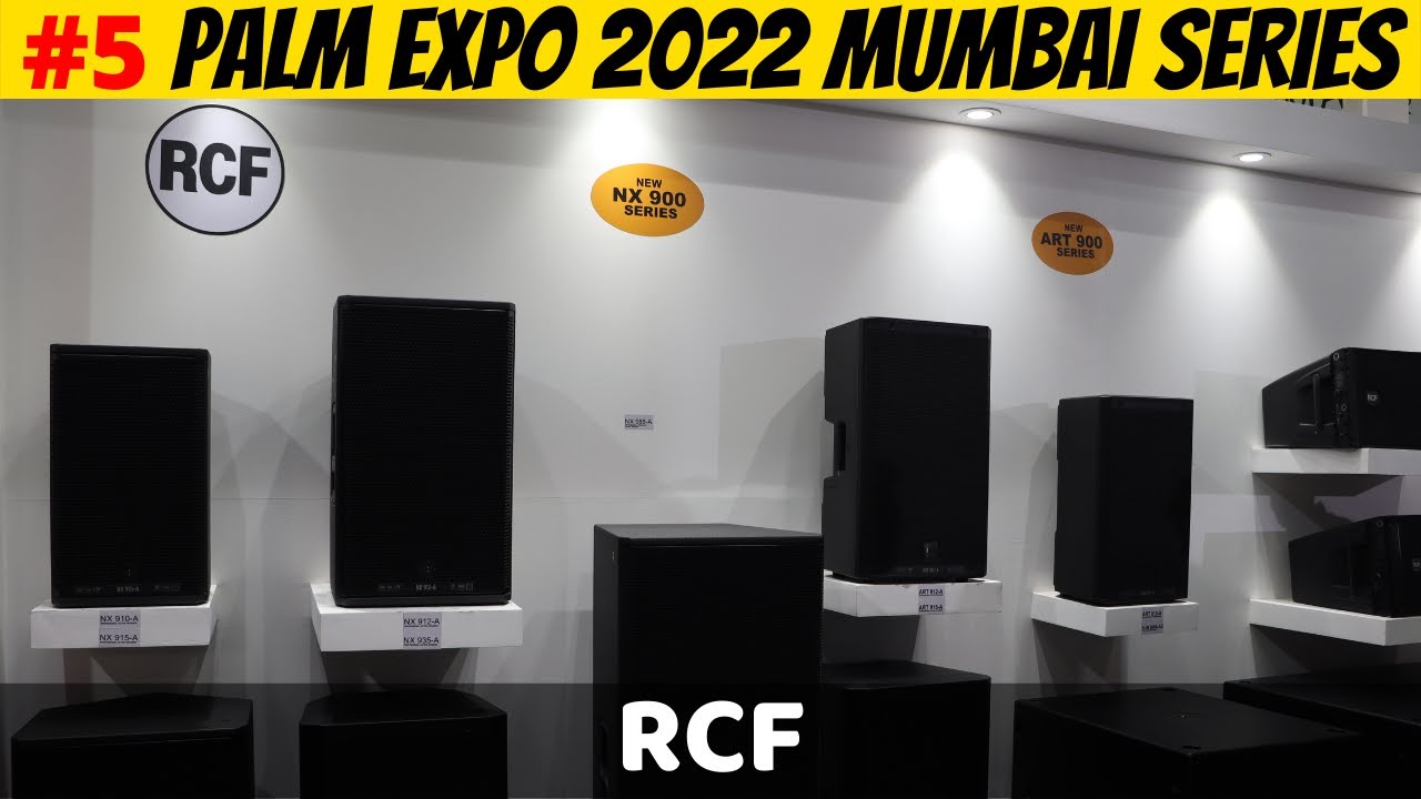 😲Range of RCF Setup Top, Bass at Palm Expo 2022 | DJ Guruji 🇮🇳 - YouTube