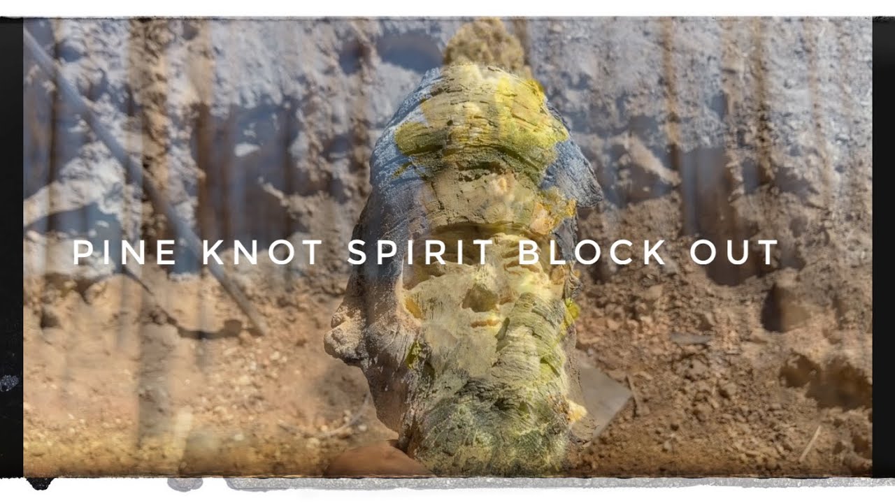 Pine Knot Wood Spirit block out basics - YouTube