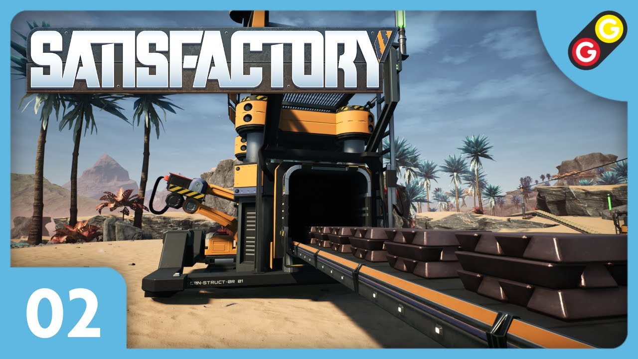 Satisfactory Saison 2 #02 Le début de l'usine ! [FR] - YouTube