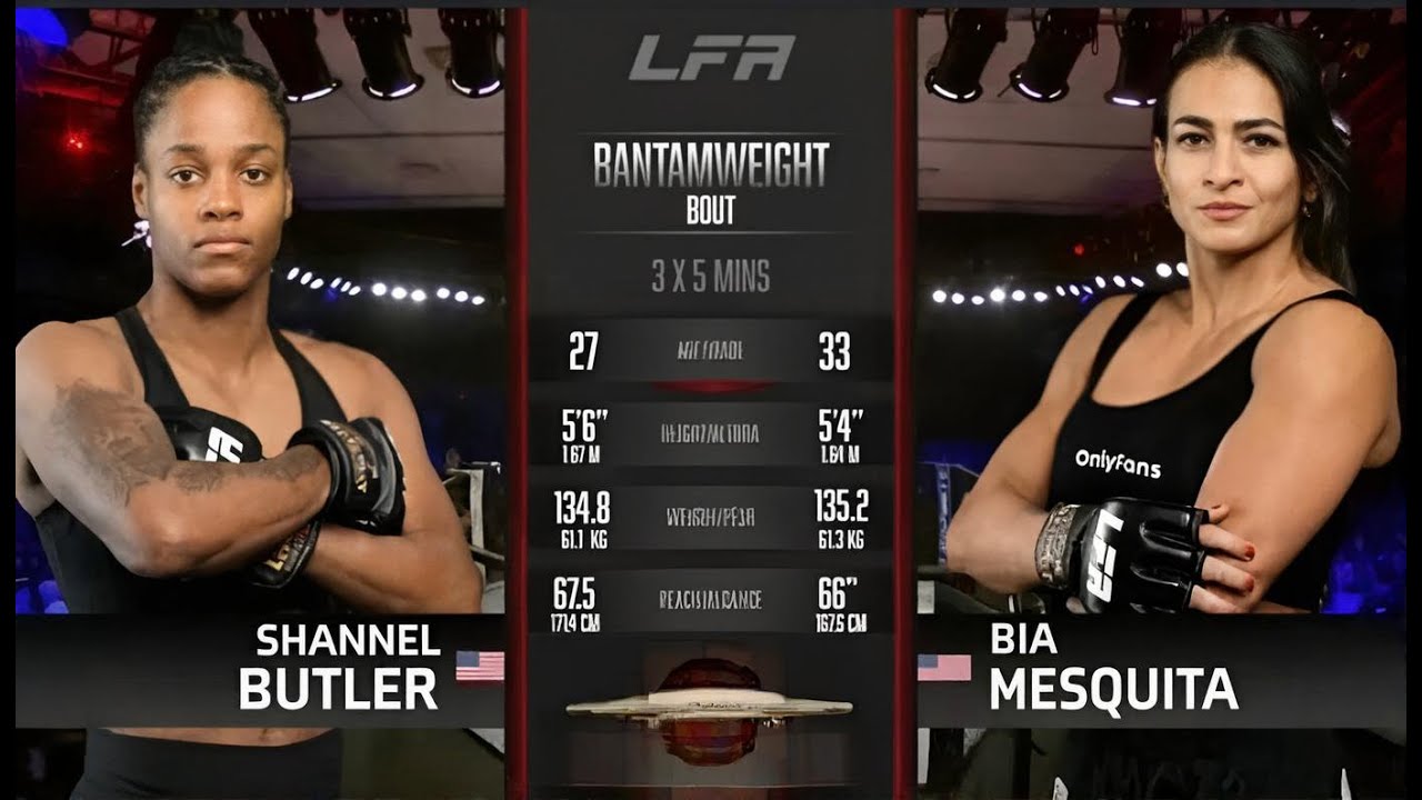 Bia Mesquita vs Shannel Butler | Full Fight | LFA Fights - YouTube