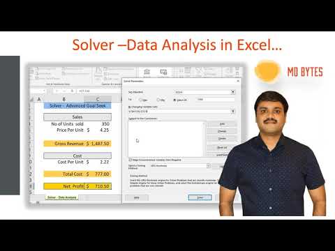 How To Use The Solver Tool In Excel Youtube