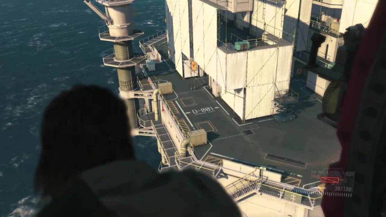 MGSV: The Phantom Pain Arriving at Mother Base - YouTube