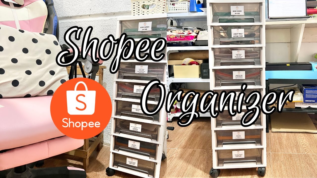 SHOPEE ORGANIZER ASSEMBLY AND REVIEW - YouTube