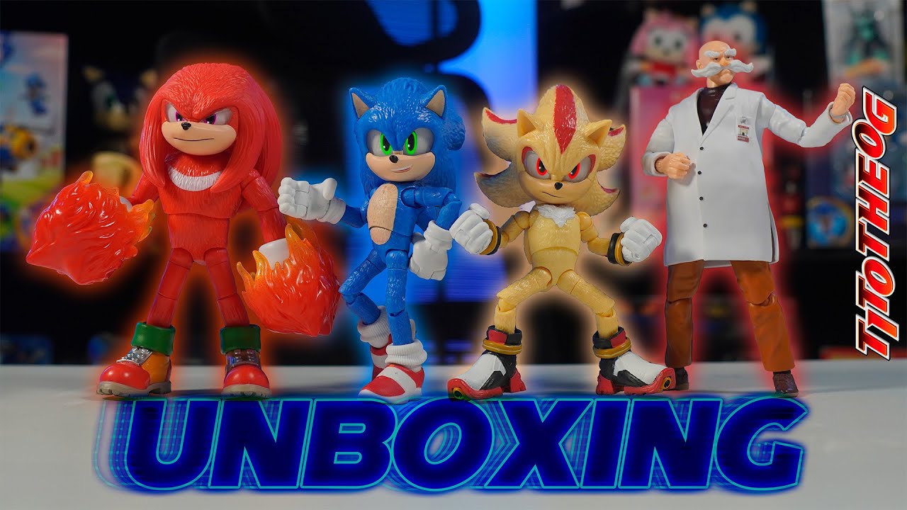 JAKKS SONIC 3 5" ACTION FIGURES WAVE 3 UNBOXING! - YouTube