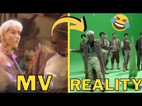 MV vs REALITY [My Universe] (BTS)