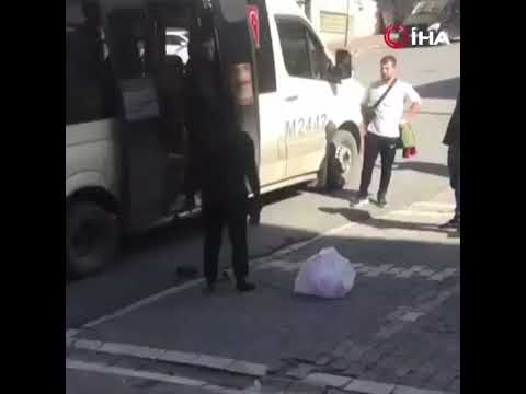 İstanbul Esenyurt'ta minibüs şoförüne sinirlendi terlikle saldırdı
