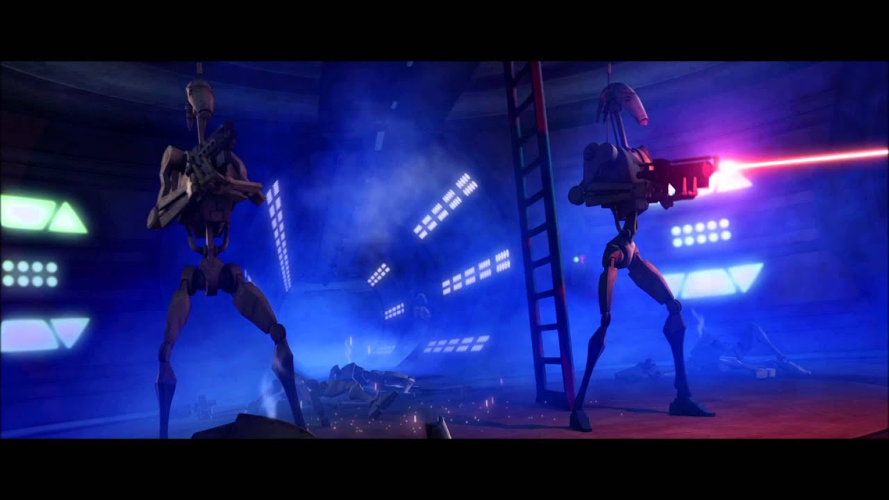 Star Wars Battle Droid blaster fire sound effect - YouTube