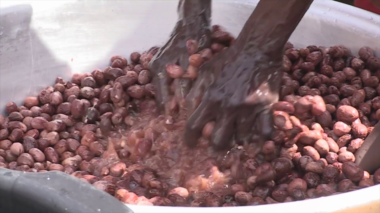 This is how our Shea butter is made in Ghana. Handcrafted with love ...
