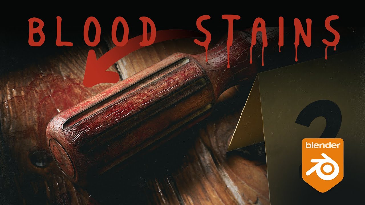 Blood Stains on any texture (Blender Tutorial) - YouTube