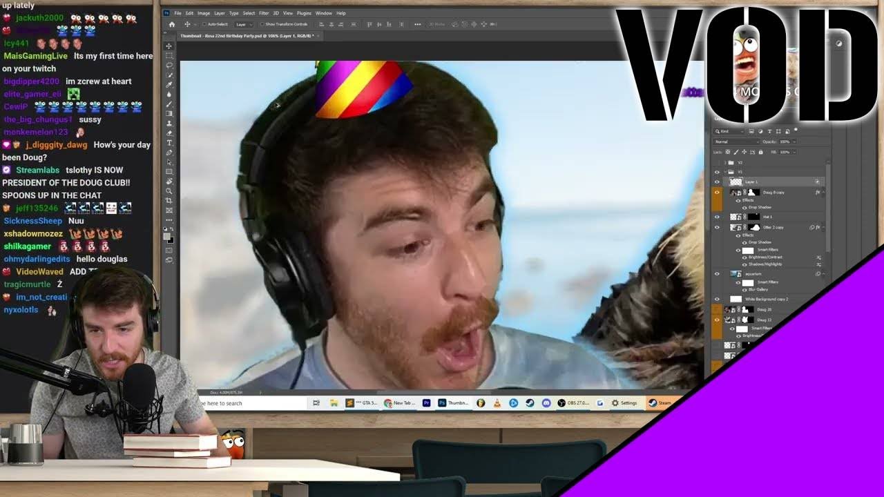 Doug and Twitch Chat escape the police in GTAV (VOD) - YouTube
