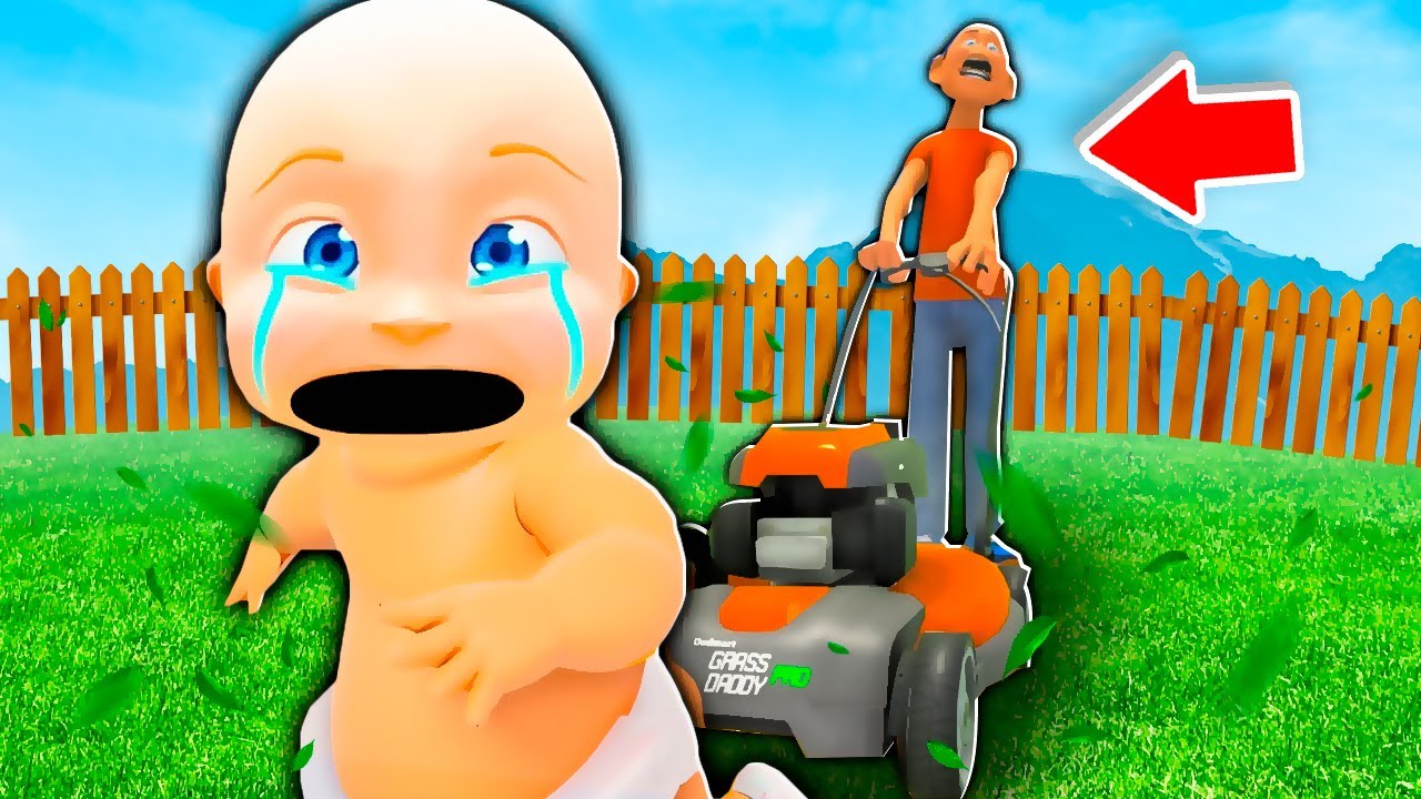 Baby ESCAPES From CRAZY Daddy... - YouTube