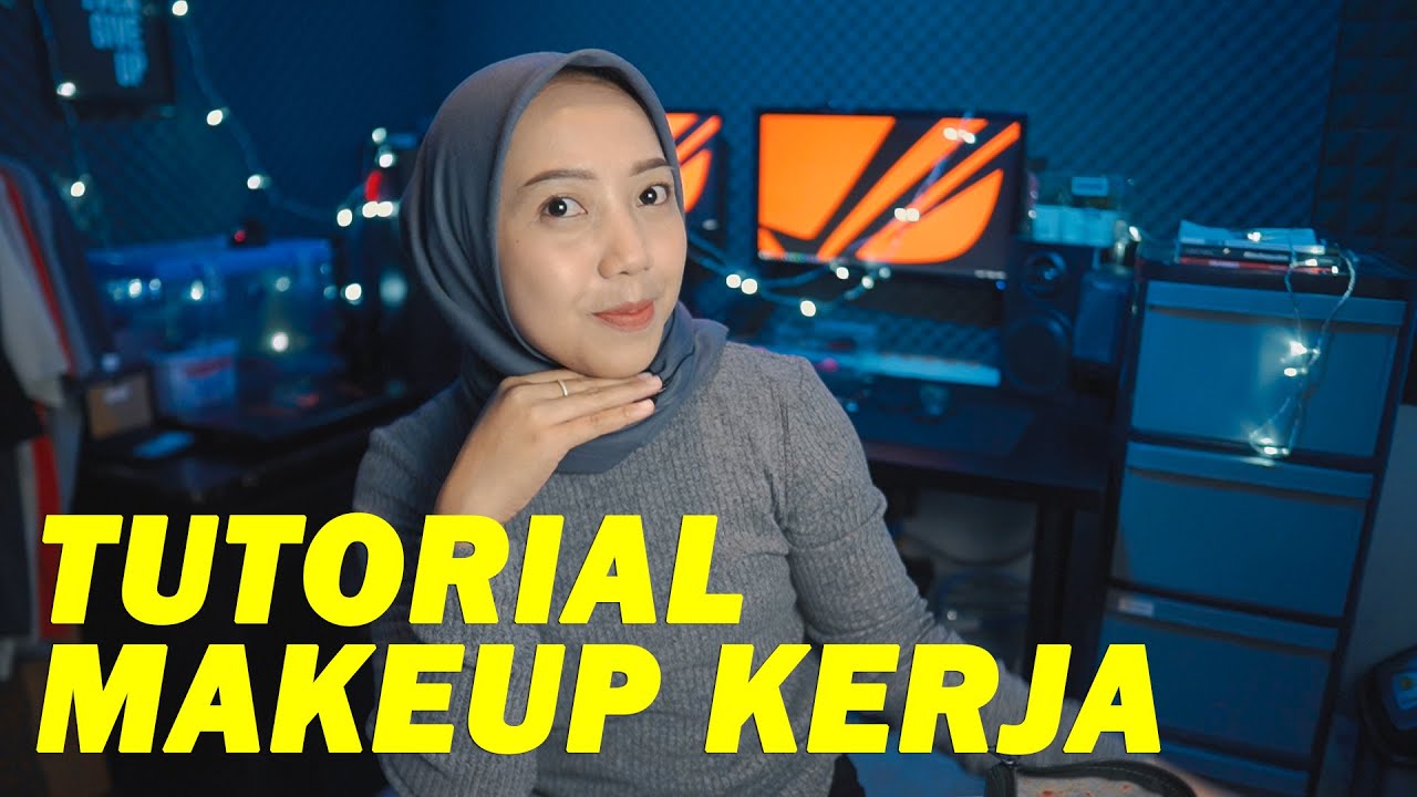 TUTORIAL MAKEUP KERJA l AGNA GINA - YouTube