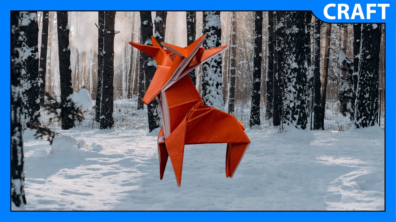 Origami Reindeer | DIY Christmas Decorations - YouTube