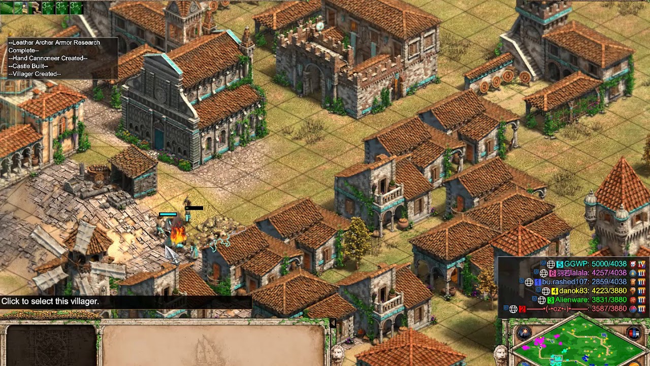 Gold on fire. AOE 2 DE bug - YouTube