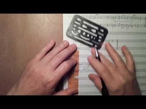 Music Copying by Hand - YouTube