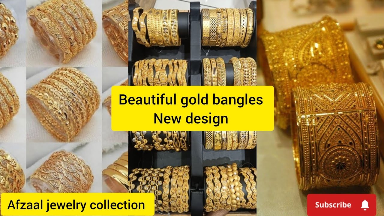 beautiful gold bangles new design for bridal letast designs bangles ...