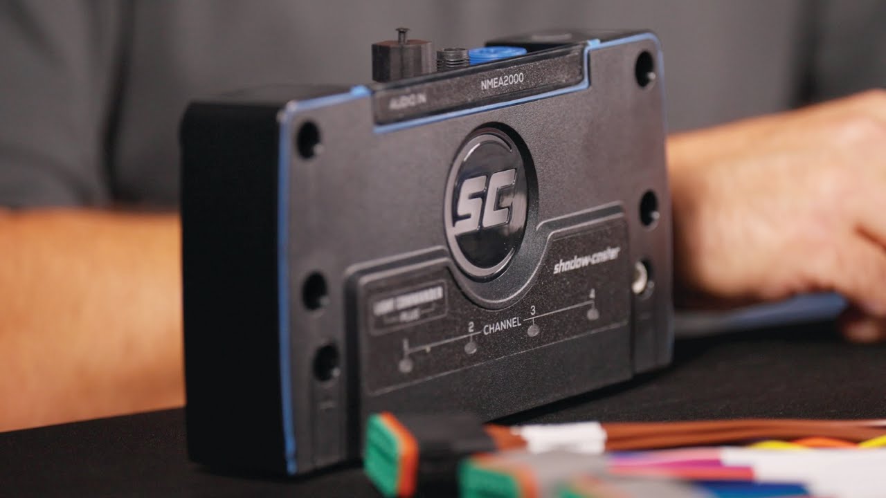 How to Connect Lighting & Light Commander Plus to Boat MFD - YouTube