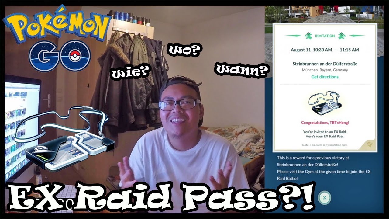 Hong ERKLÄRT: wie bekommt man einen EX Raid Pass! Pokemon Go! - YouTube