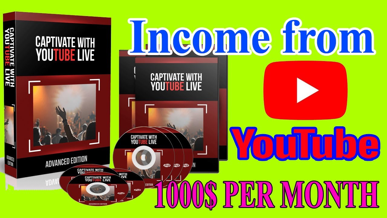 New Earning Trick Earn $$$ With Captivate With YouTube Live – Advanced ...