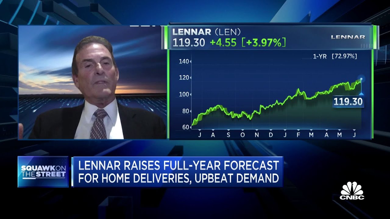 Home and rental prices are moderating despite supply problems, says Lennar's Stuart Miller - YouTube