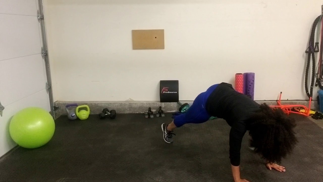 Plank lunges - YouTube