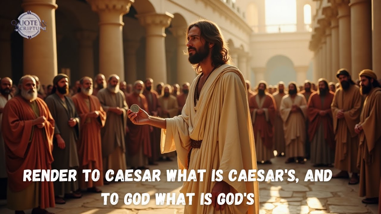 💬 Render to Caesar What Is Caesar's, and to God What Is God's | (Mark ...