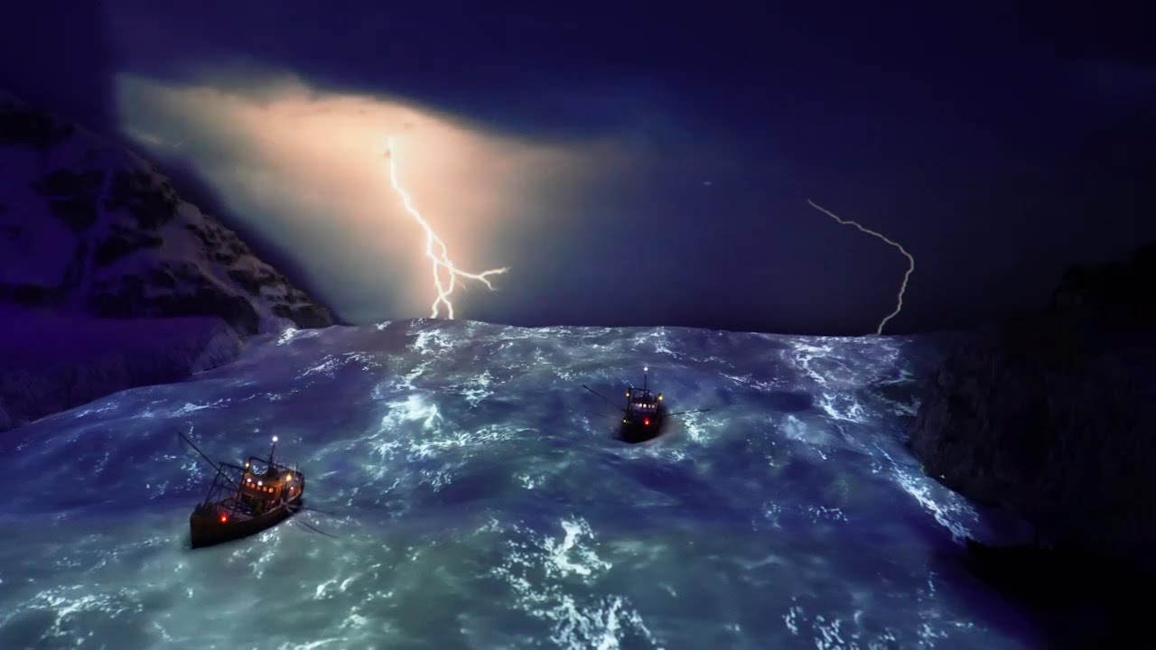 Thunderstorm in the Drake Passage: Incredible Modelling Scene with ...