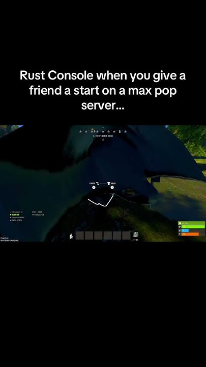 Rust Console when you give a friend a start on a max pop server…#shorts #rust #rustconsole - YouTube