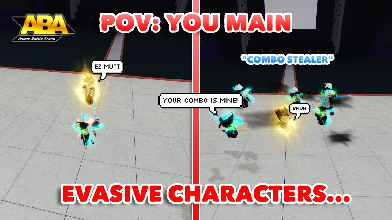 POV: You Main EVASIVE Characters In ABA... - YouTube